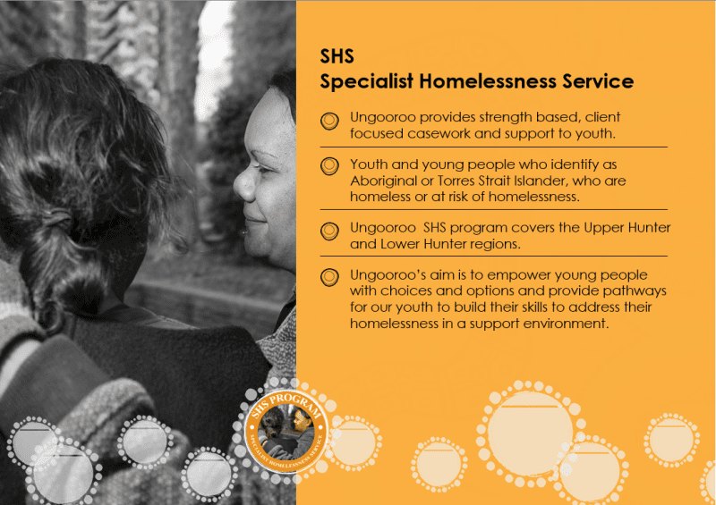 Specialist Homelessness Service - Ungooroo Aboriginal Corporation