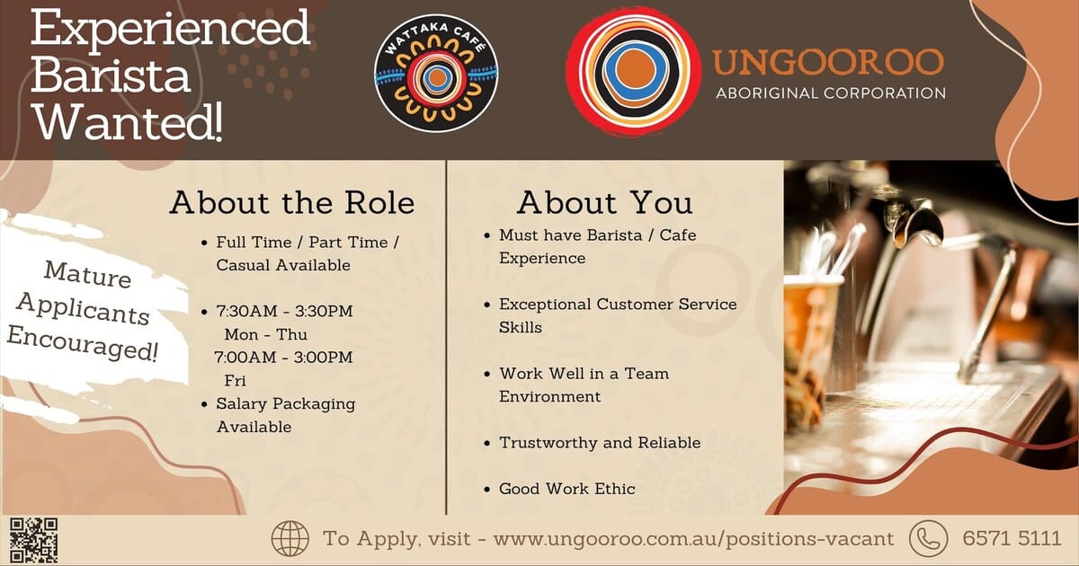 Positions Vacant - Ungooroo Aboriginal Corporation Singleton NSW ...